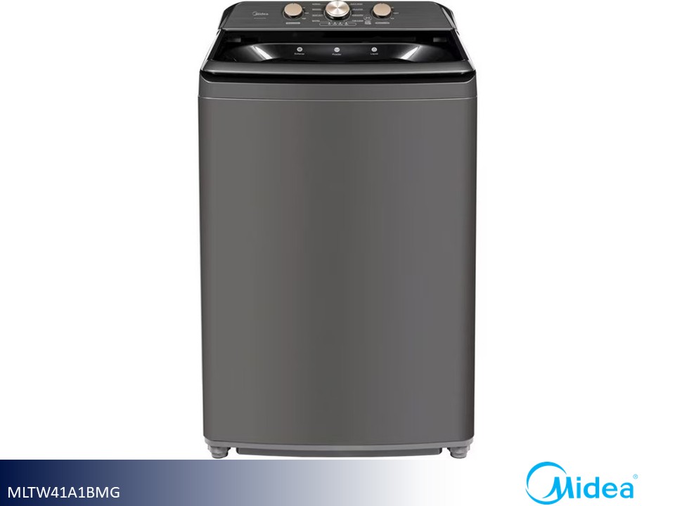 Midea Power Boost Agitator Top Load Washer - 4.1 Cu Ft (Metallic Gray ...