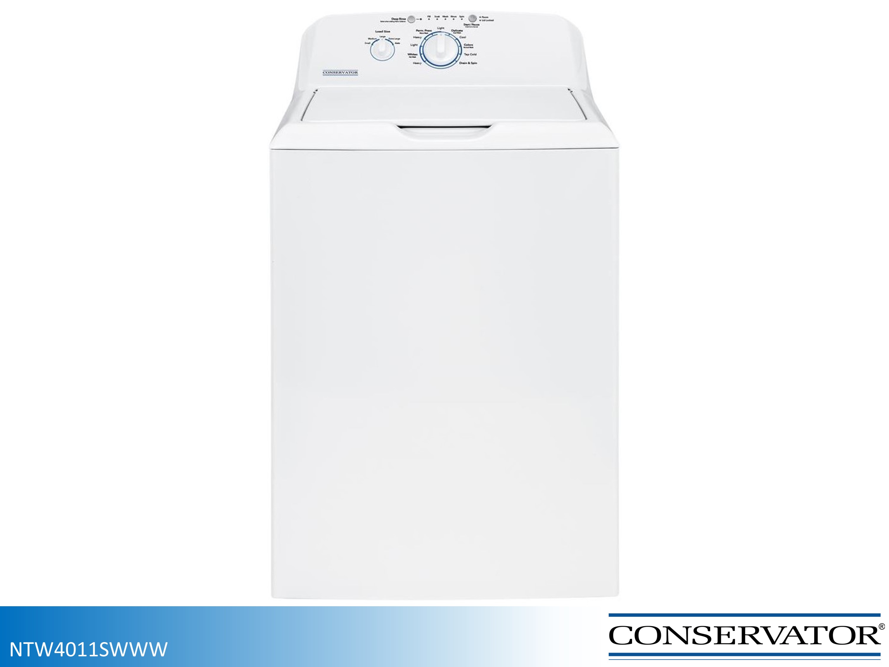 Conservator NT Series Top Load Washer - 3.8 Cu Ft (White) | RentMart