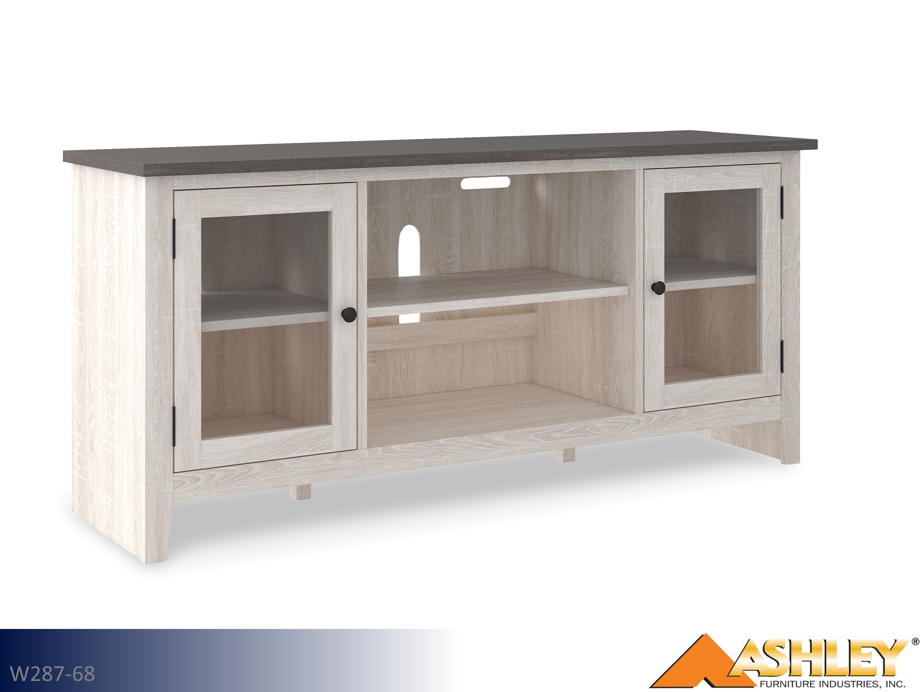 Ashley Dorrinson Two-Tone TV Stand (Large) | RentMart